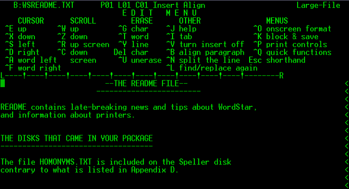 Textverarbeitung: Wordstar: Computergeschichte